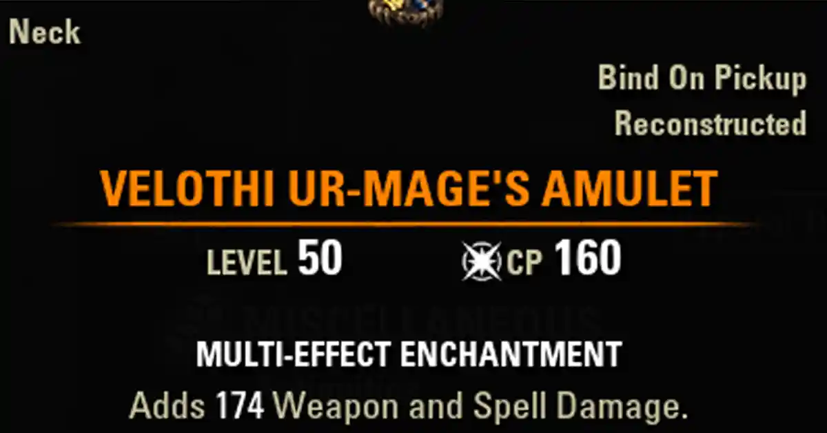 Velothi Ur-Mages Amulet Lead Locations - ESO | Just Loot It by Lucky Ghost